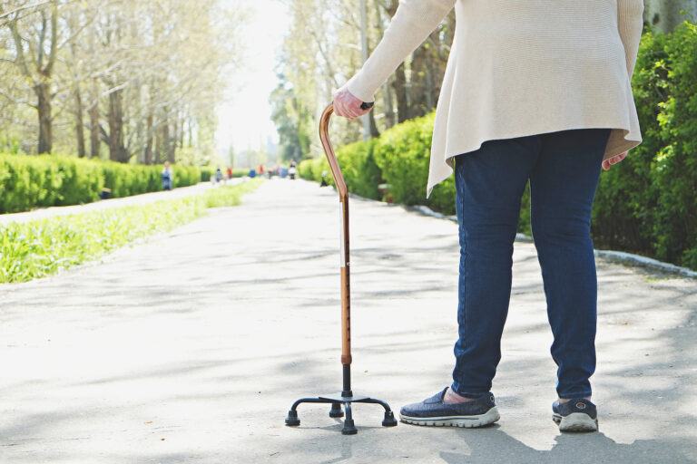 How To Walk With A Quad Cane (The Right Way) - Senior Stride Academy